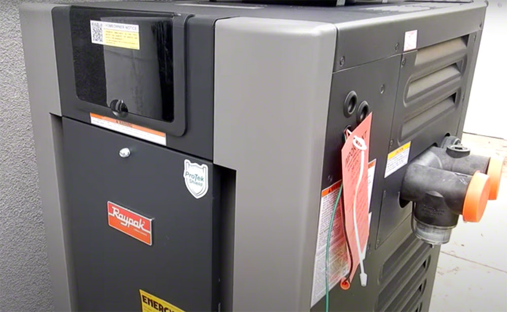 Raypak Digital R336A Pool Heater - 332k BTUs - Natural Gas - 009218