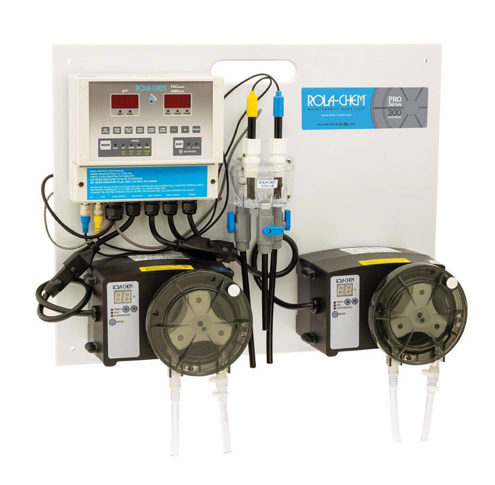 Rola-Chem Digital pH/Dual ORP Salt Generator Pool Chemical Controller ...