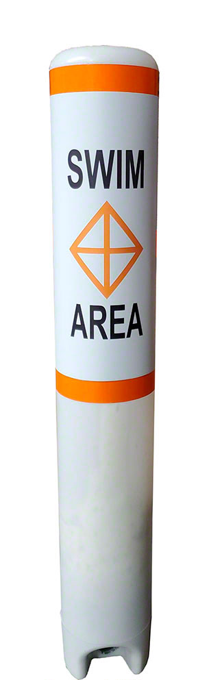 Swim Area Regulatory Buoy - 61 Inch Height - Water Safety Marker