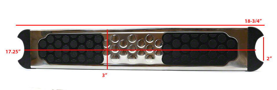 Paragon Stainless Ladder Tread Step - 17.5 Inch Width - 44102