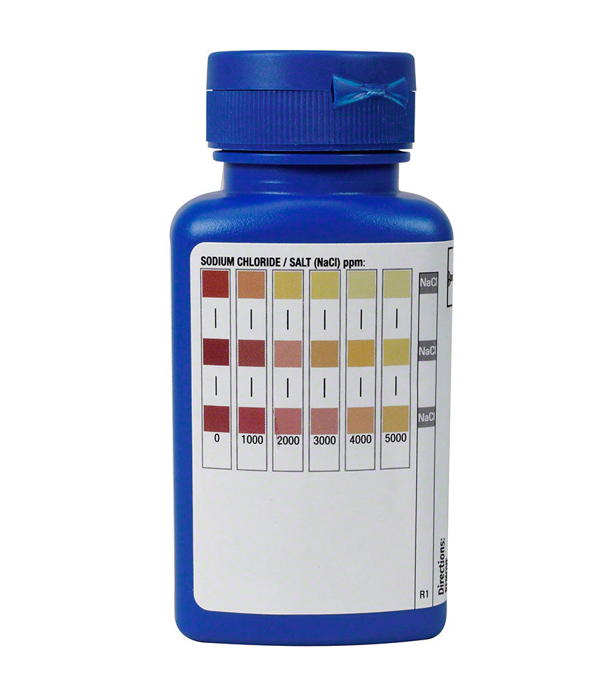 S-1341 - Salt Test Strips Bottle - 10 Foiled Strips - Taylor Technologies