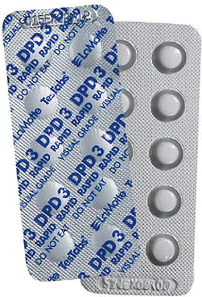 DPD Tablets #3 Rapid Dissolve Tablet Strips - 6905A - LaMotte