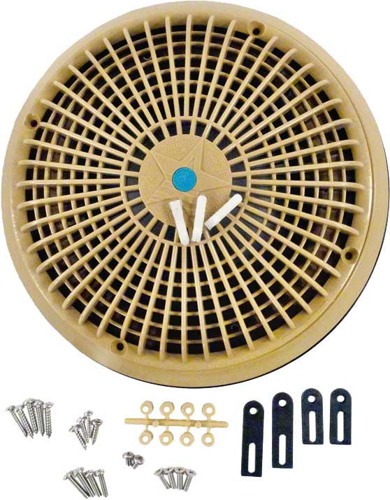 AquaStar 10 Inch Round Universal Anti-Entrapment Suction Outlet Cover ...