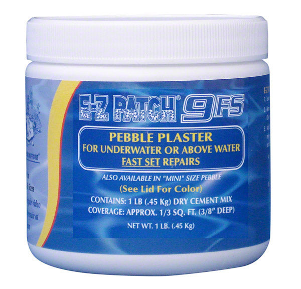 Pebble Plaster Pool Repair - Quick Set - 1 lb - EZ Patch - EZP9-1-FS