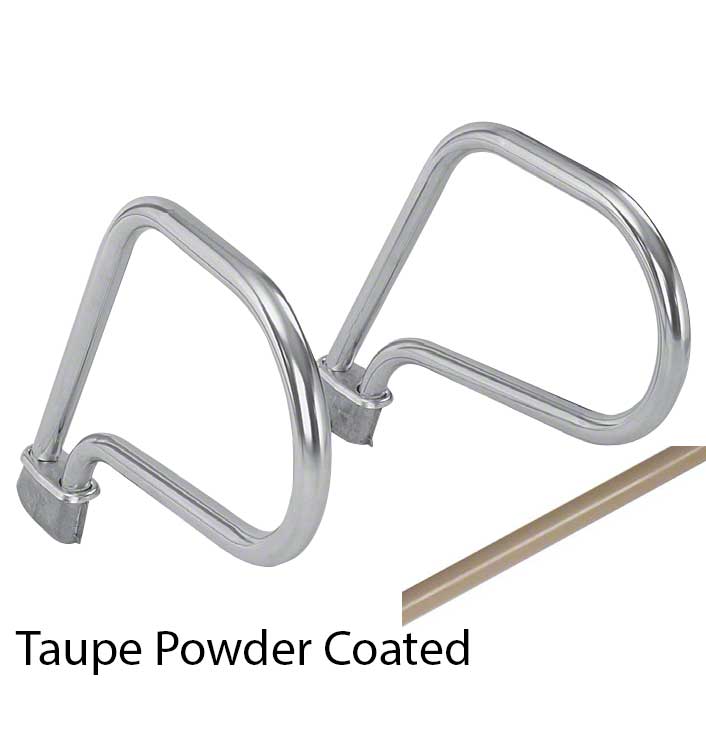 Residential 19 Inch Ring Rails -Taupe - Pair - SR Smith - RRH-100-TP