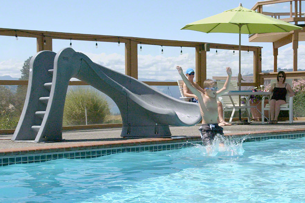 Cyclone Pool Water Slide - Right Turn - 3 Feet - Sandstone - SR Smith ...
