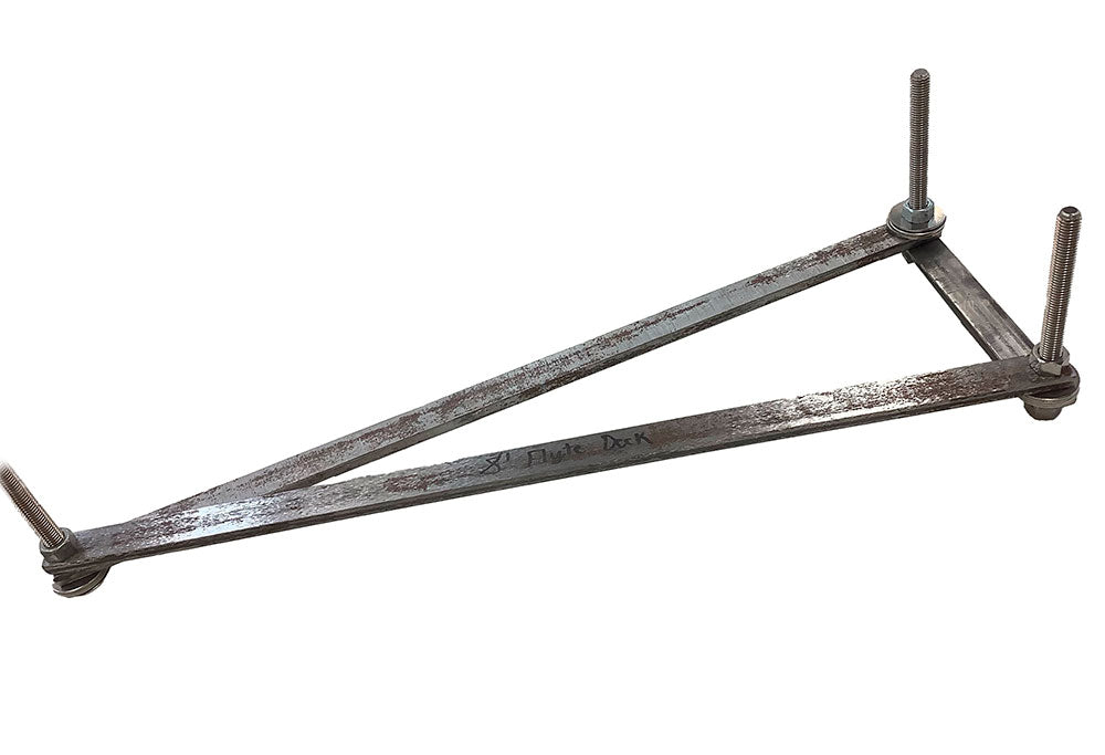 71-209-706-SS - Three Bolt Jig for 8 Foot Flyte-Deck - 9 Inch Bolts